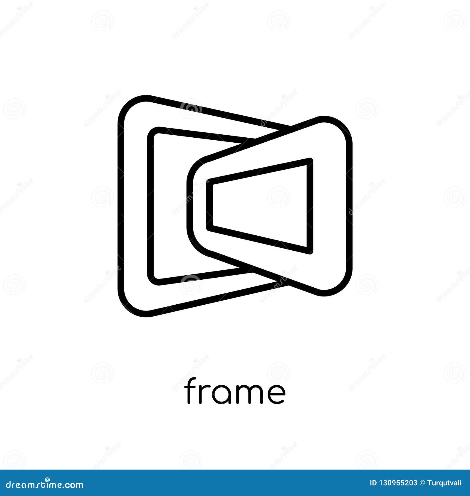 Frame Icon from Collection. Stock Vector - Illustration of framework ...