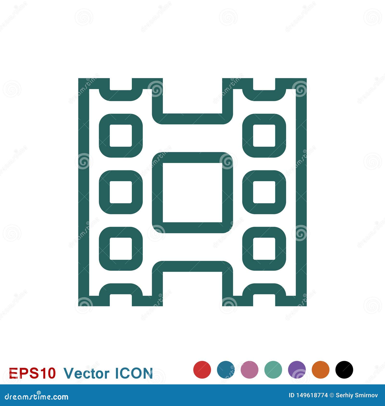 Frame Icon Vector, Frame Icon for Logo, Web and App Stock Illustration ...
