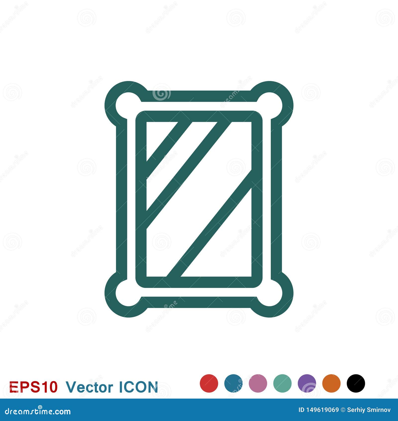 Frame Icon Vector, Frame Icon for Logo, Web and App Stock Illustration ...