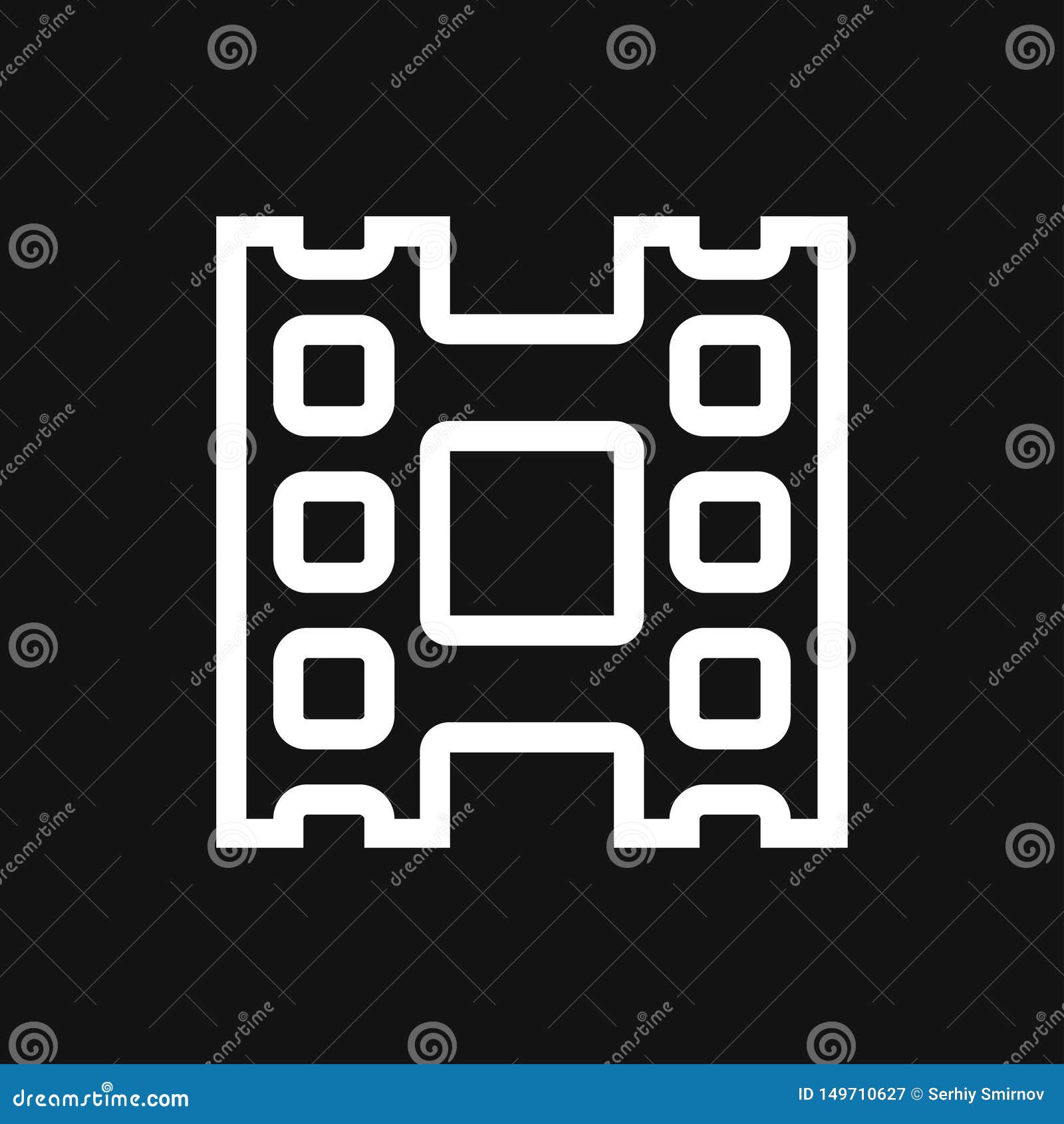 Frame Icon Vector, Frame Icon for Logo, Web and App Stock Illustration ...