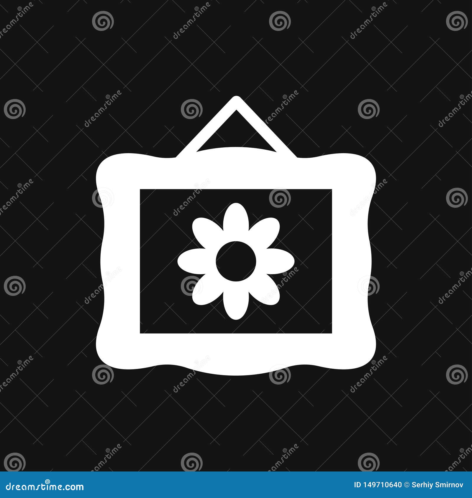 Frame Icon Vector, Frame Icon for Logo, Web and App Stock Illustration ...