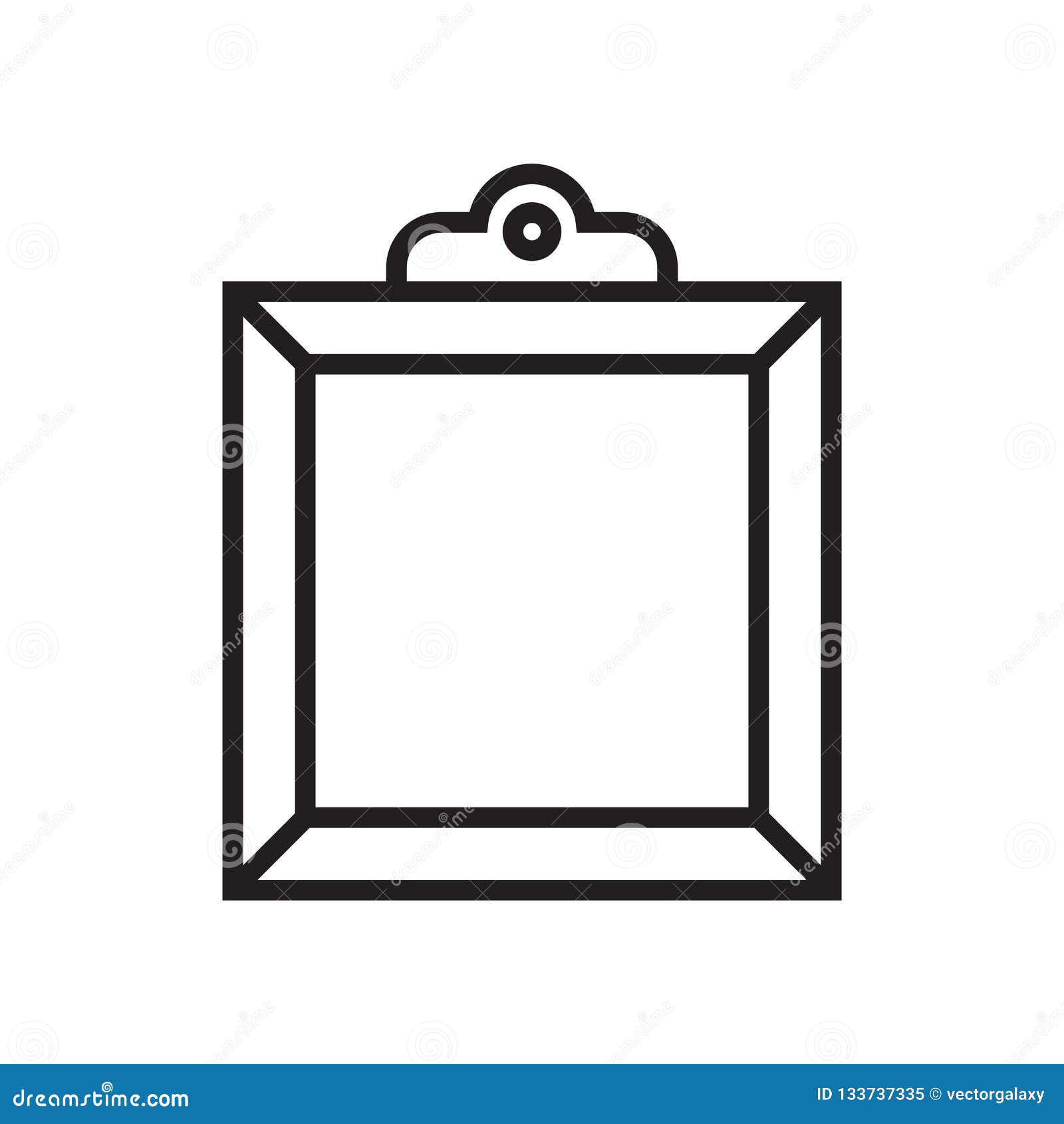 Frame Icon Vector Sign and Symbol Isolated on White Background Stock ...