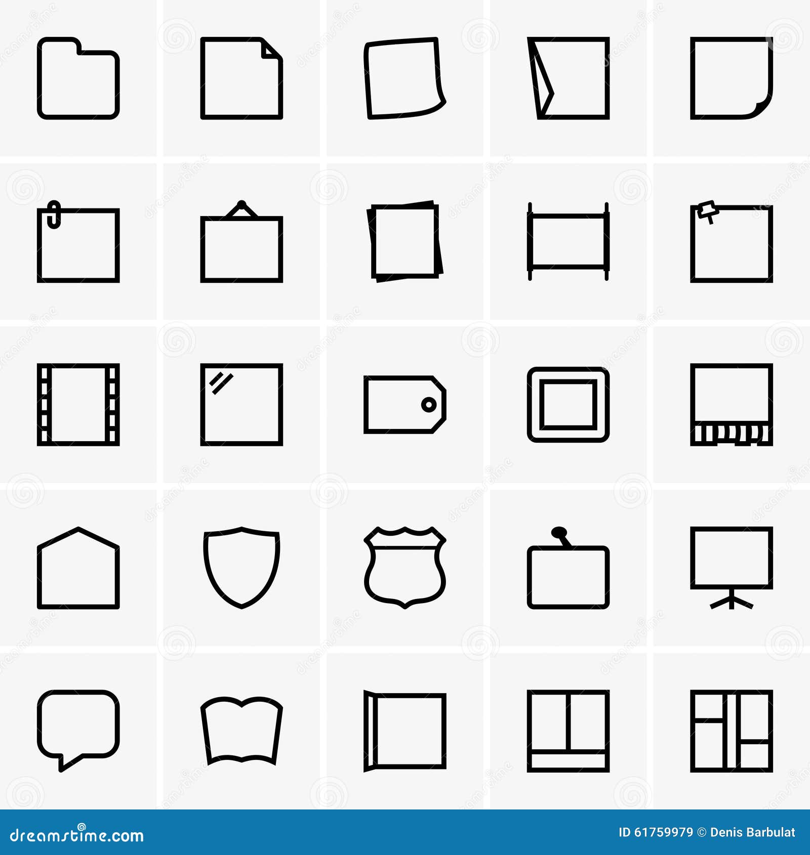 Frame icons stock vector. Illustration of twirl, frame - 61759979