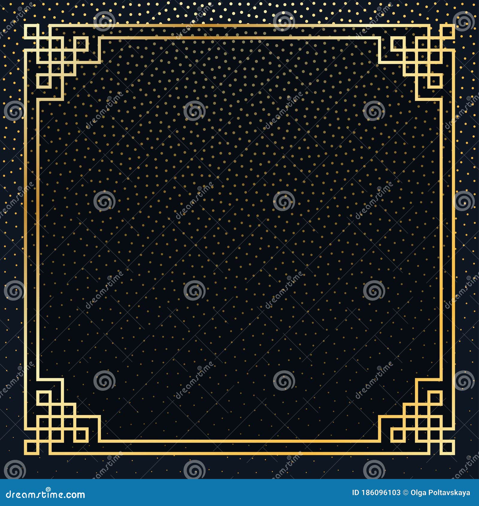 The Frame with Infinity Symbol. Vector Illustration. Stock Vector ...