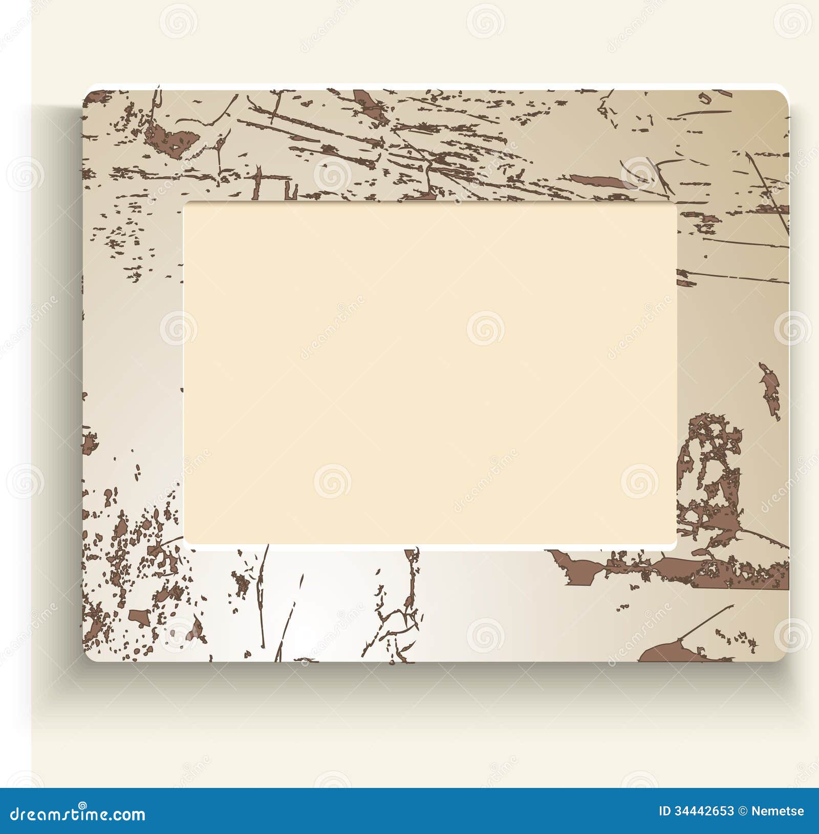 Frame for inscriptions stock vector. Illustration of advertising - 34442653