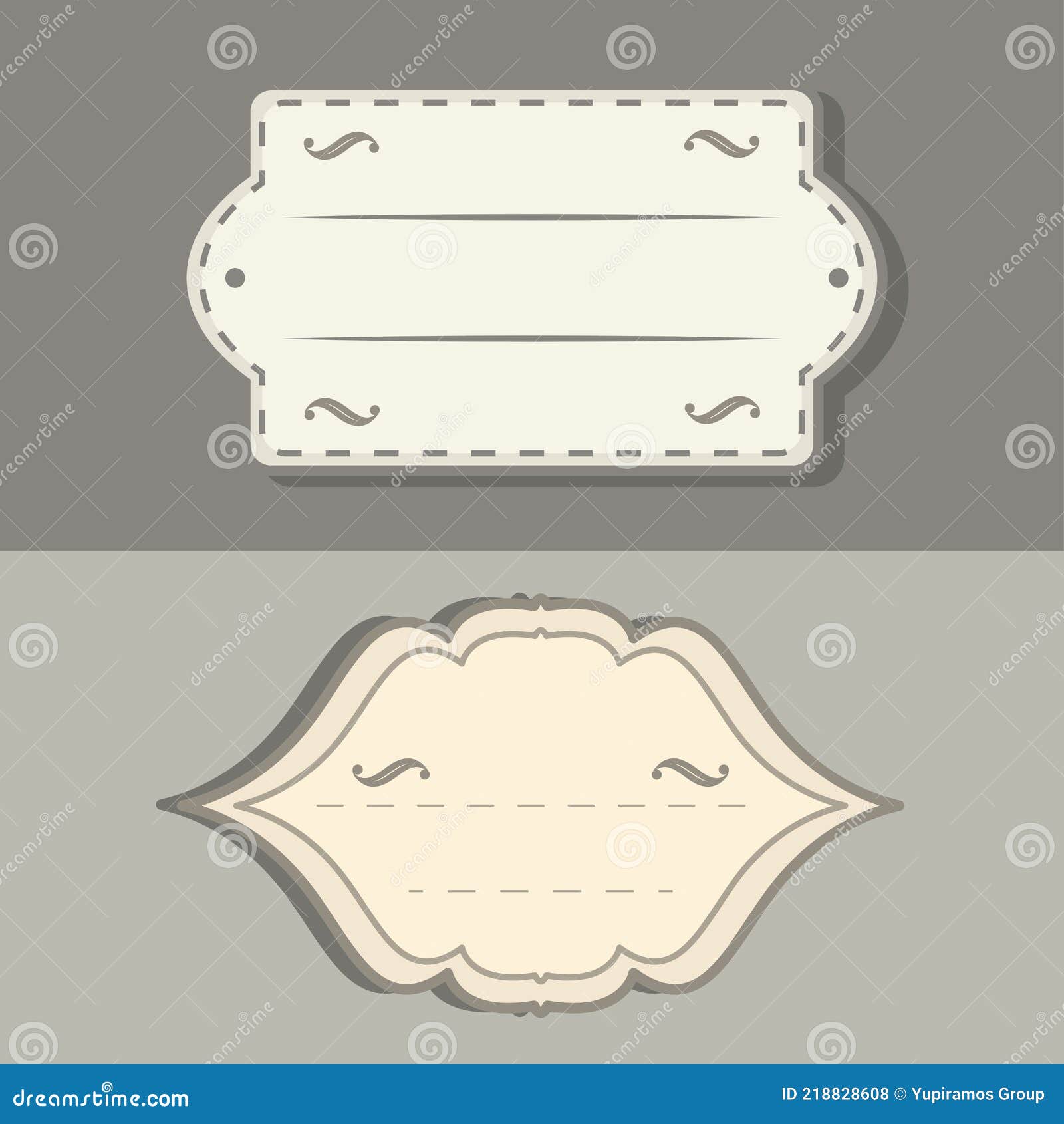 Frame and label vintage stock vector. Illustration of antique - 218828608