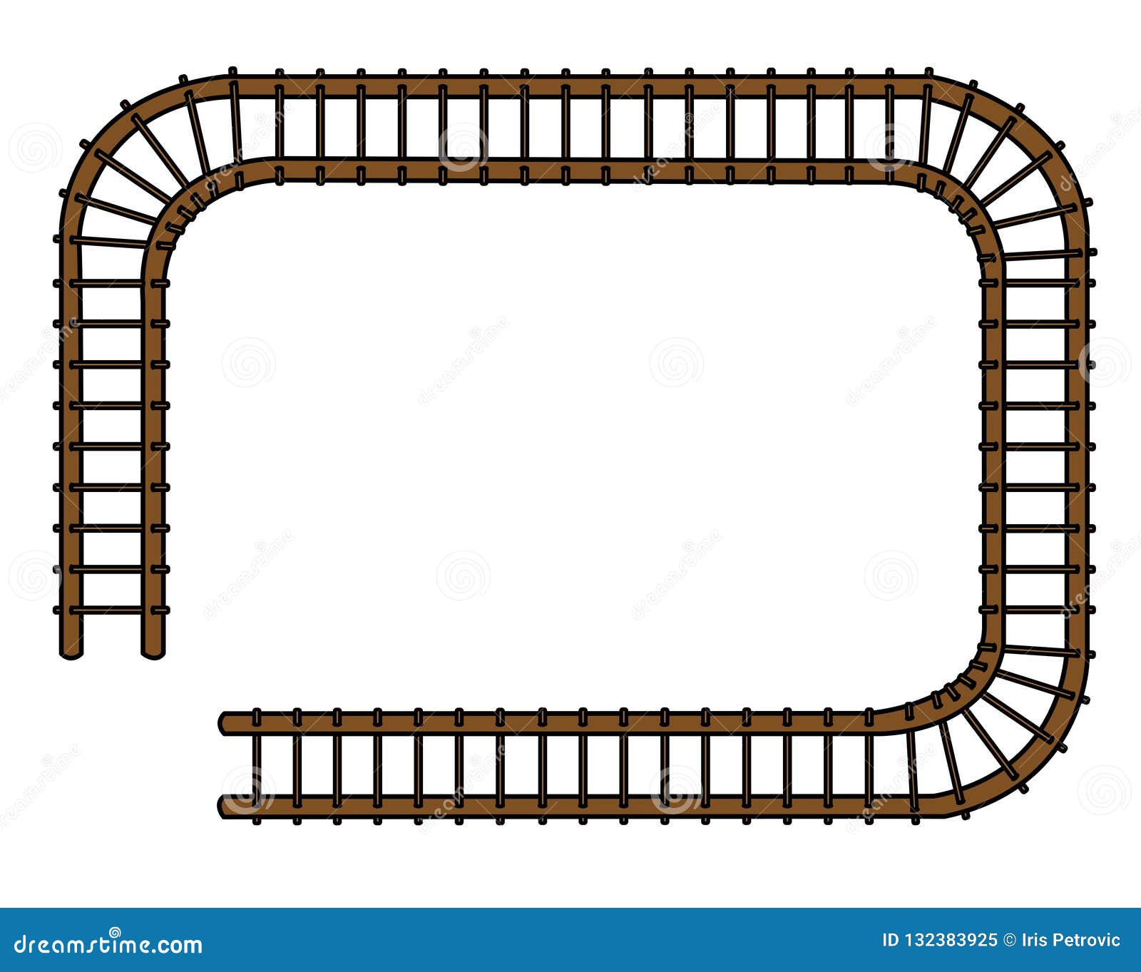 Frame - ladder stock illustration. Illustration of progress - 132383925