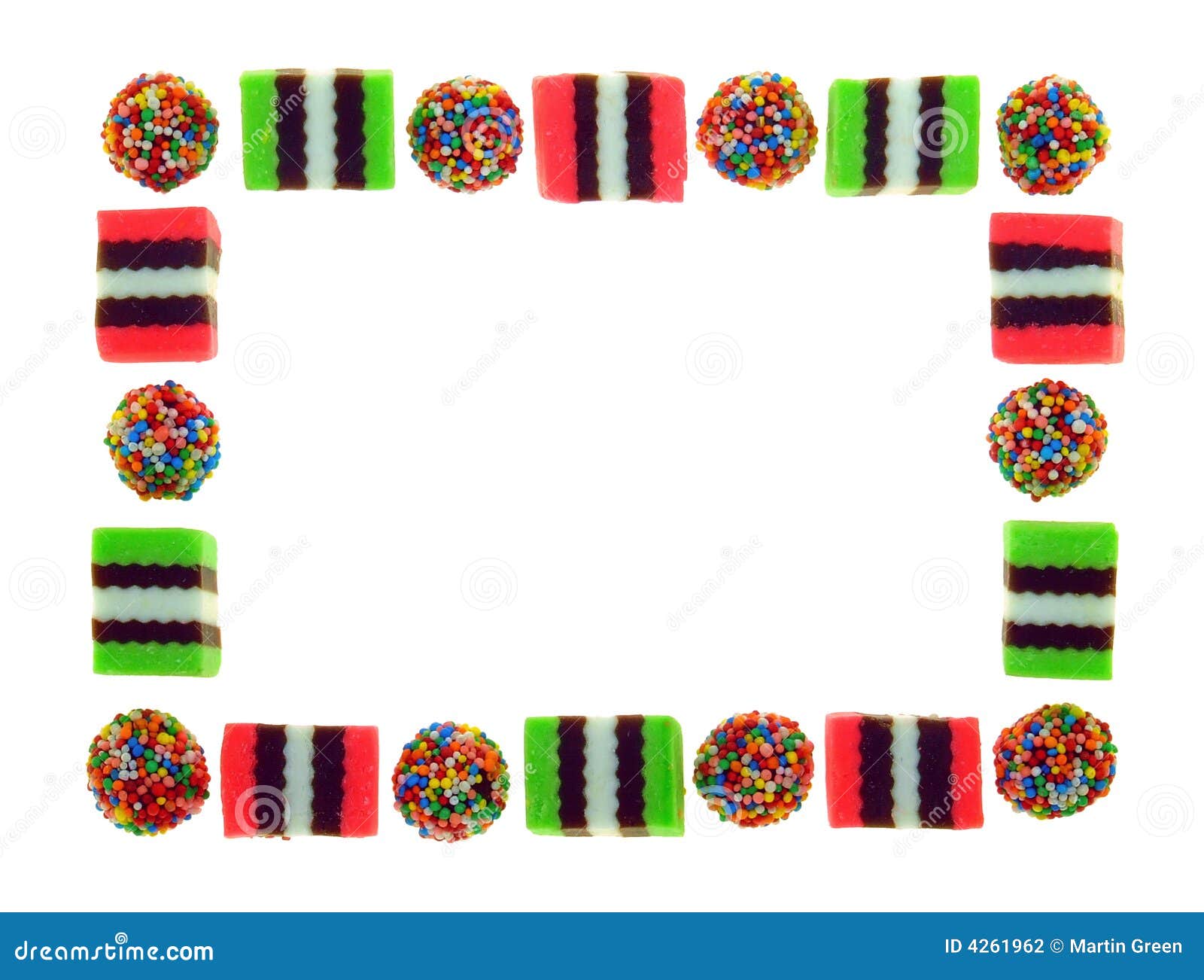 Frame Of Licorice Allsorts Royalty-Free Stock Photography ...