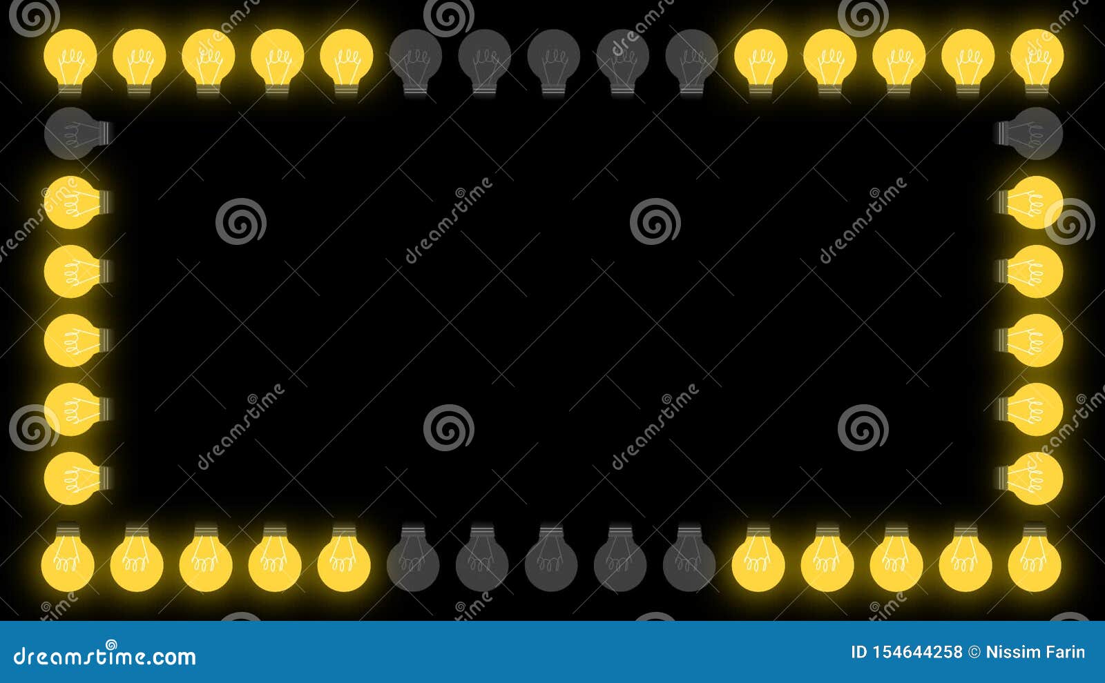 Blinking Lights Border