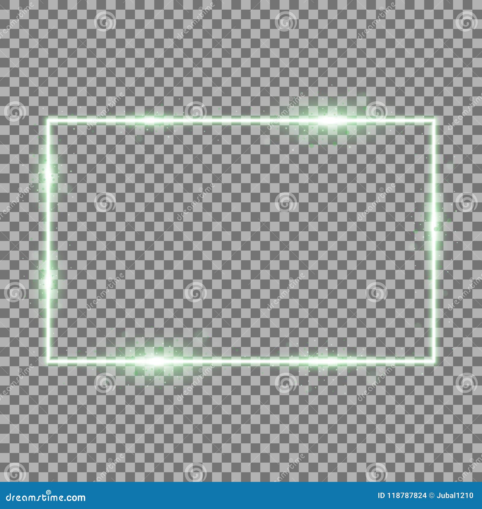 Light Green Transparent Frame