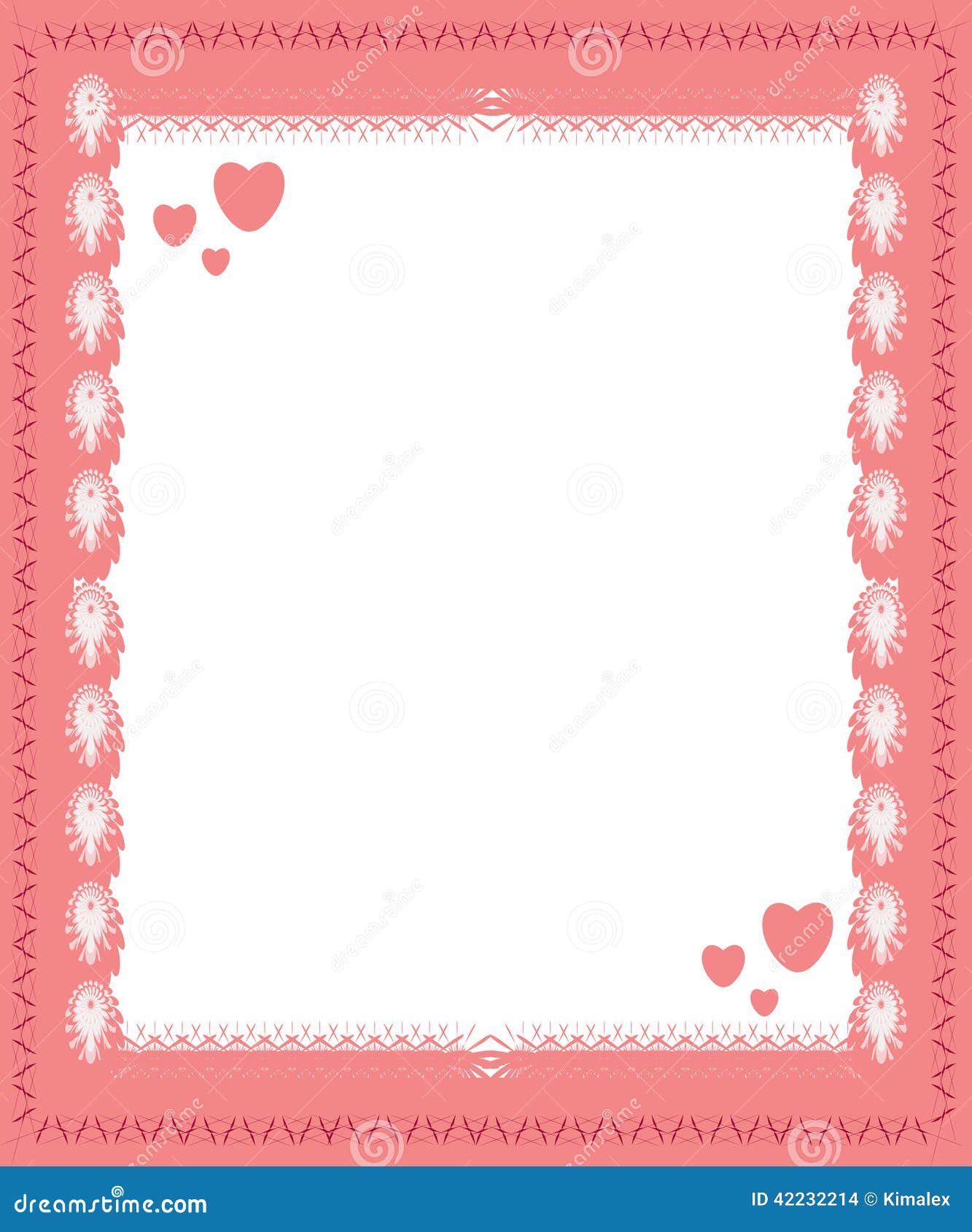 Frame of light pink color stock vector. Illustration of color - 42232214