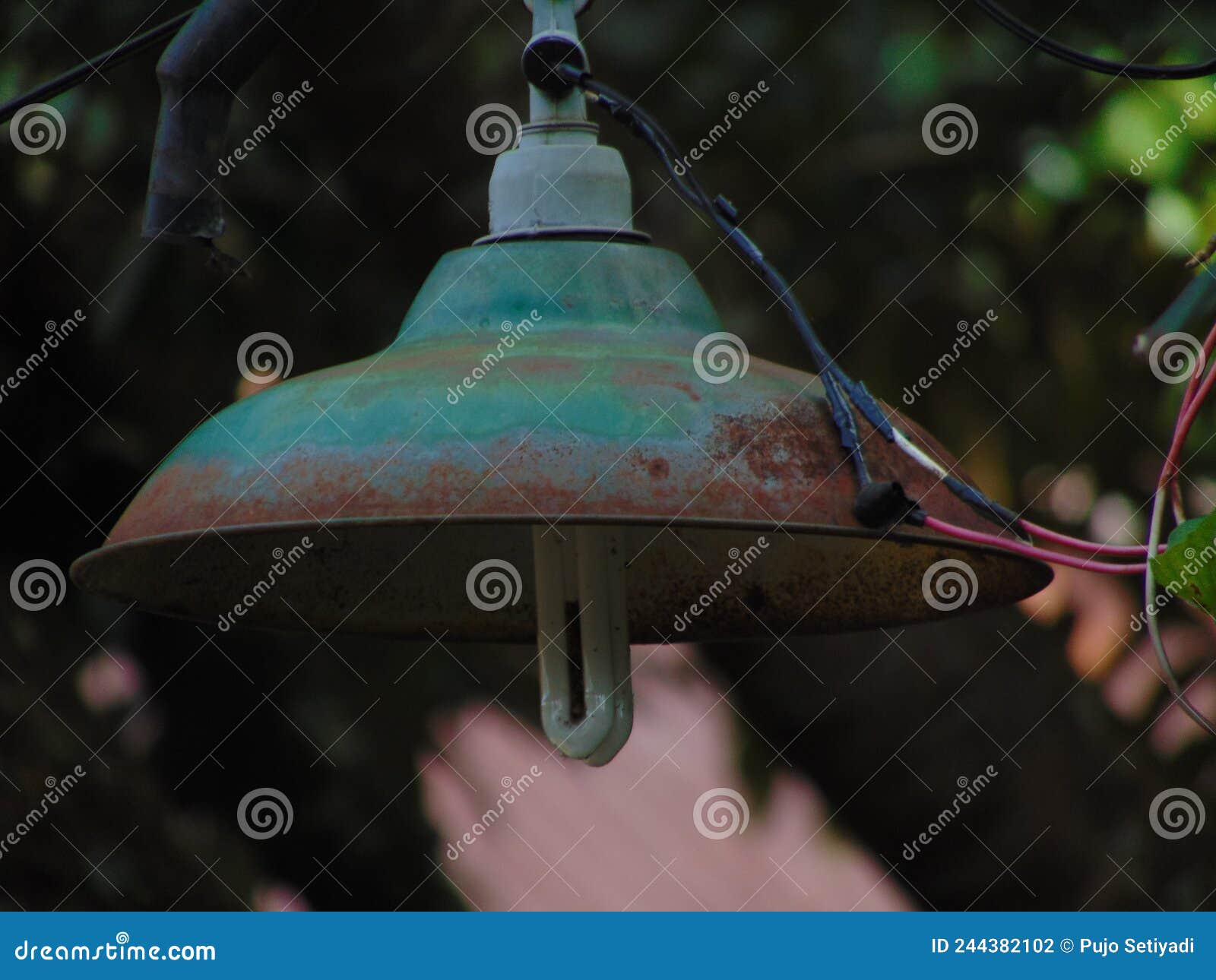 Rusty Frame Light in the Village Stock Photo - Image of street, rusty ...