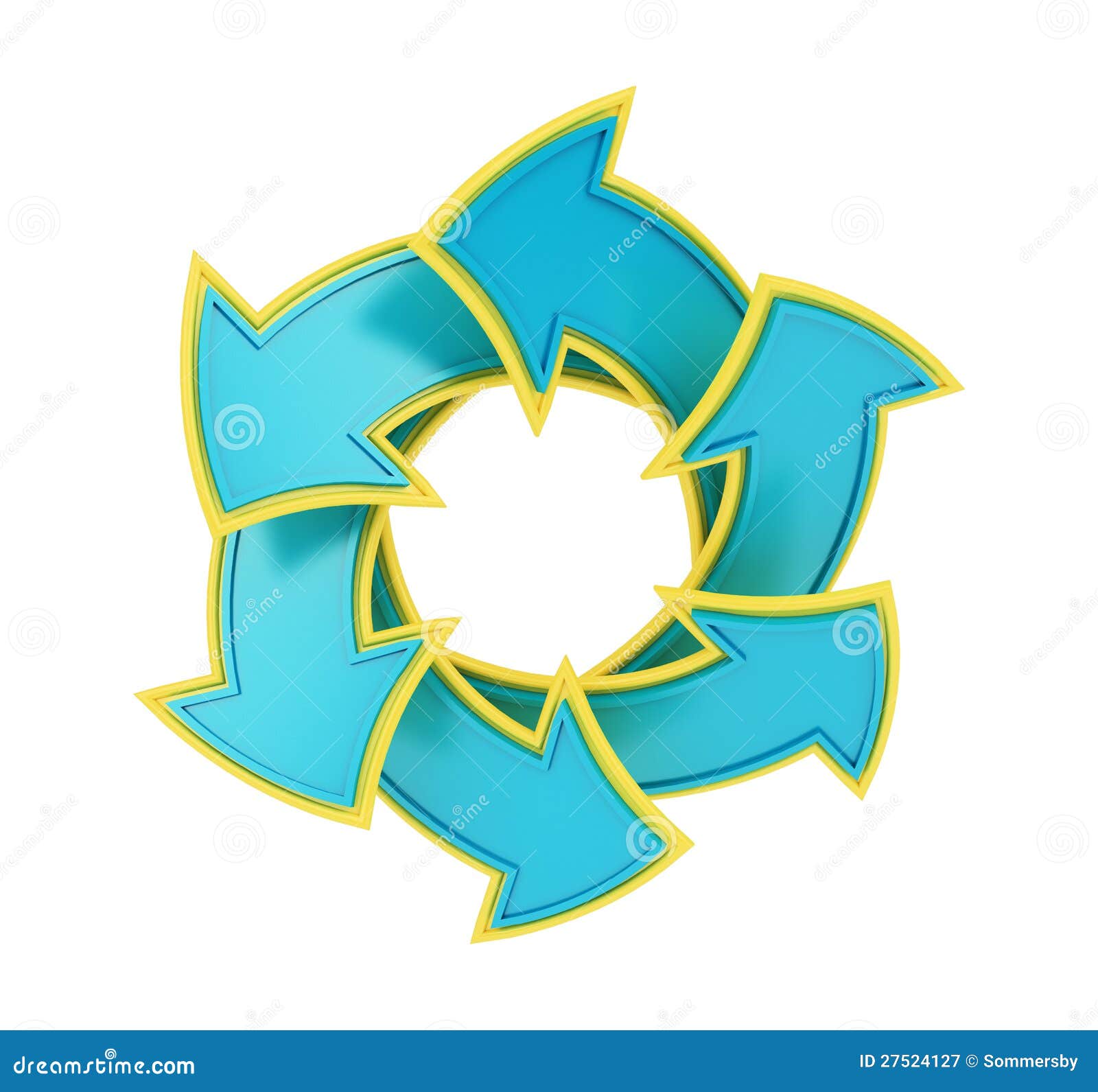 Frame made from arrows stock illustration. Illustration of circular ...