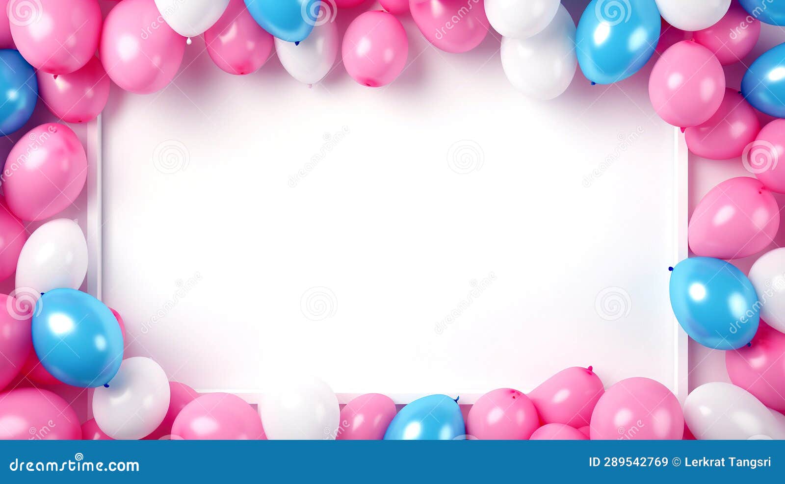 Frame made by balloons stock illustration. Illustration of food - 289542769