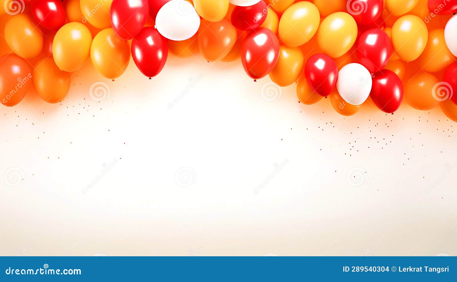 Frame made by balloons stock illustration. Illustration of play - 289540304