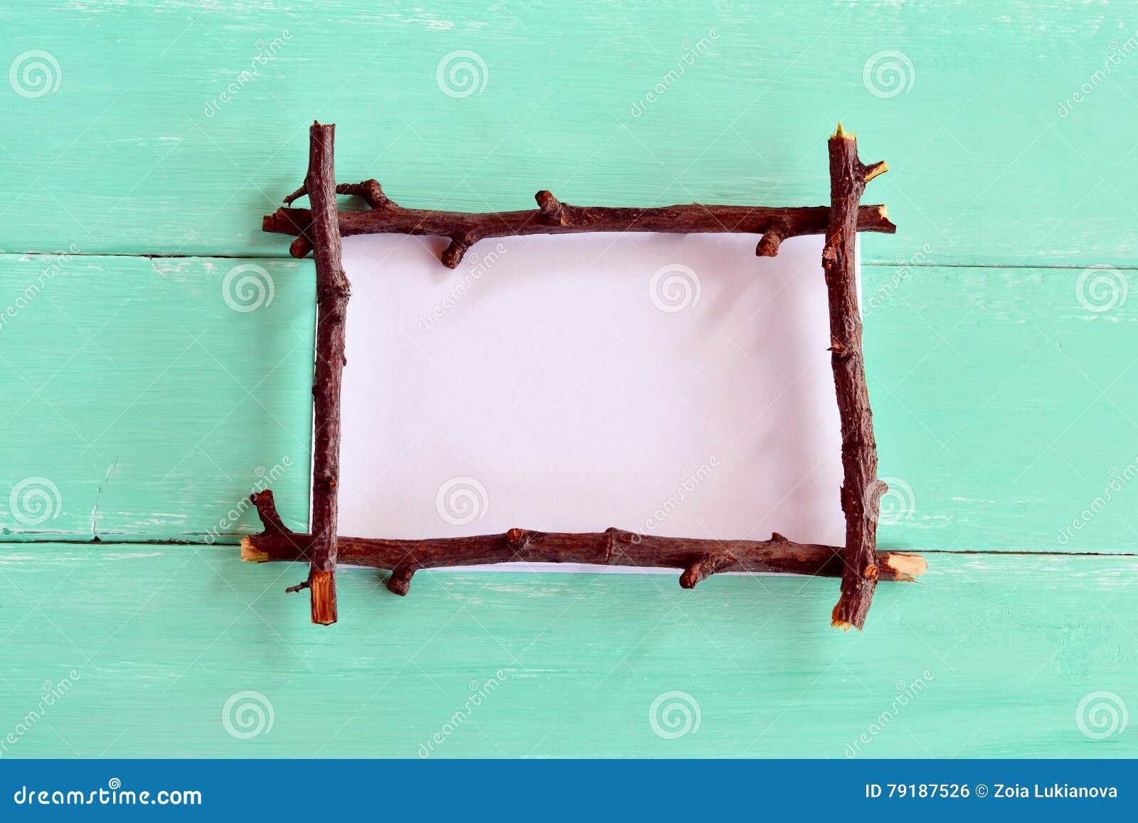 Frame Made of Branches. Frame with Empty Place for Text. Frame for ...