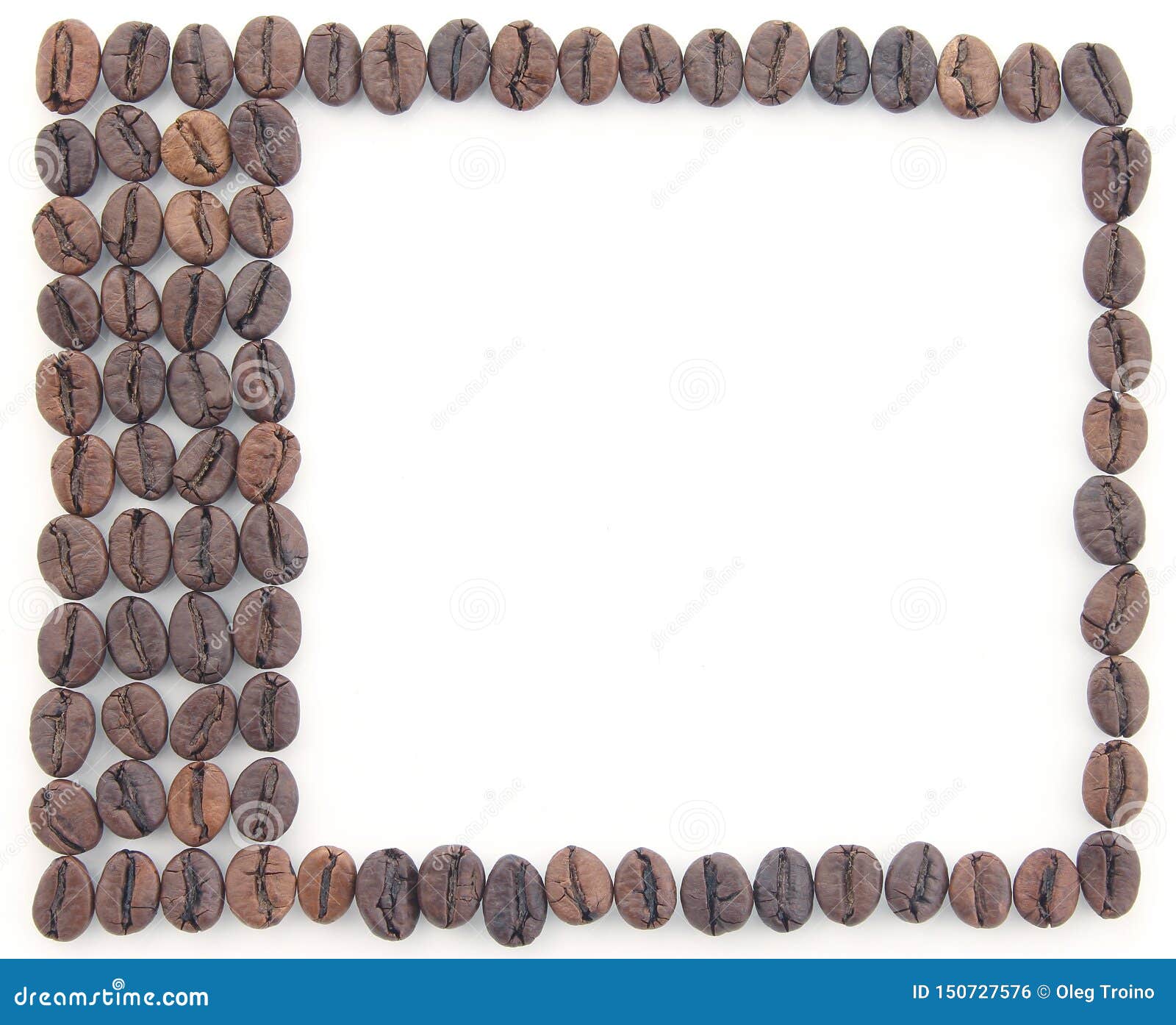 Frame made of coffee beans stock photo. Image of album - 150727576