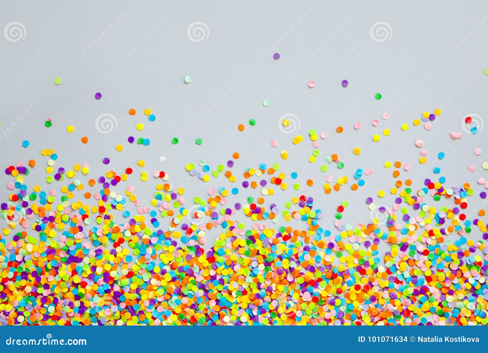 Frame Made of Colored Confetti. Stock Photo - Image of frame, color ...
