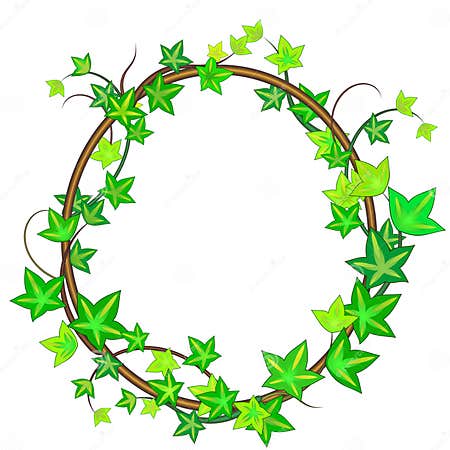 Frame made of ivy stock vector. Illustration of banner - 19765833