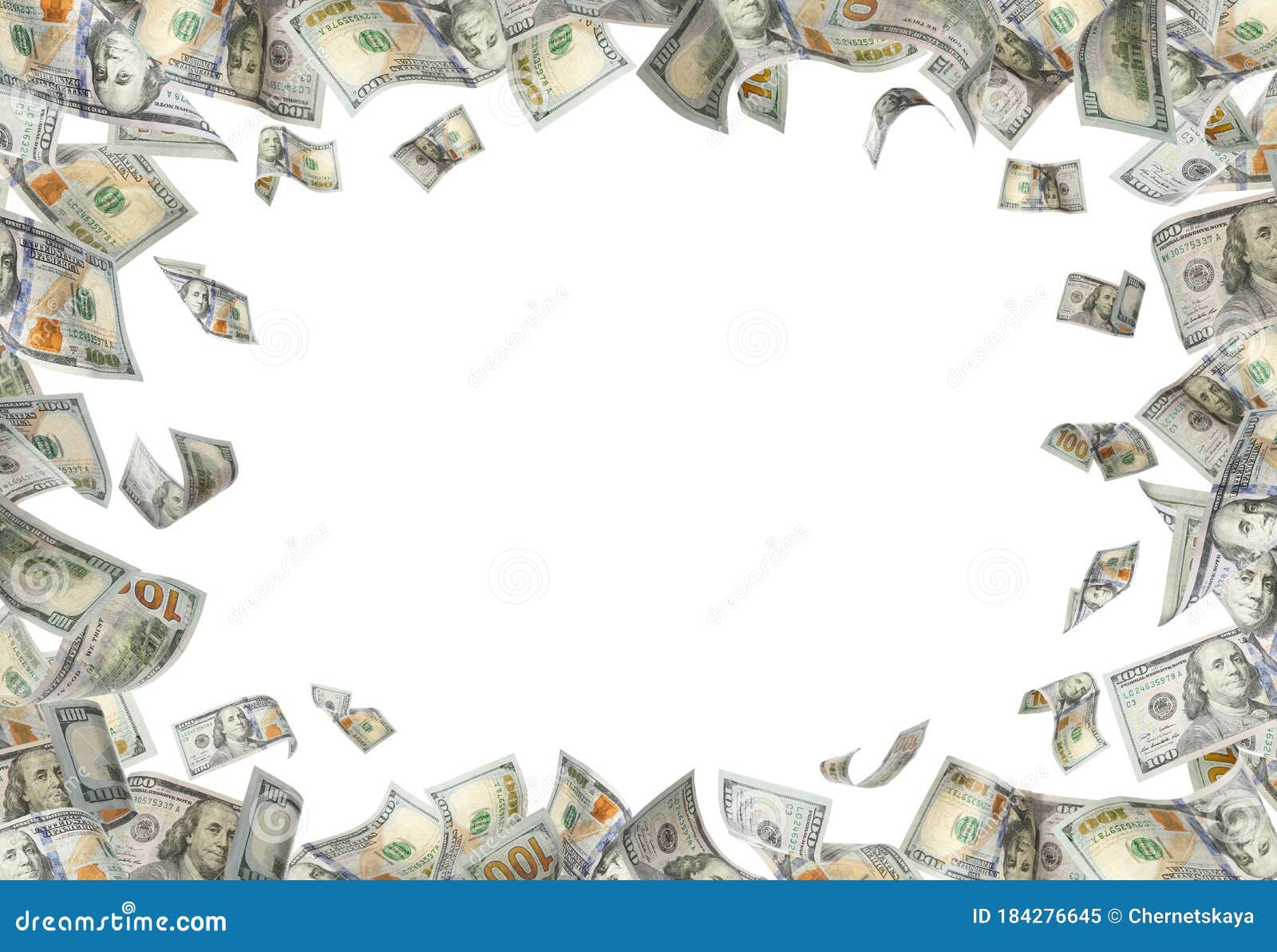 Frame Made of Money on Background, Space for Text. Currency Exchange ...