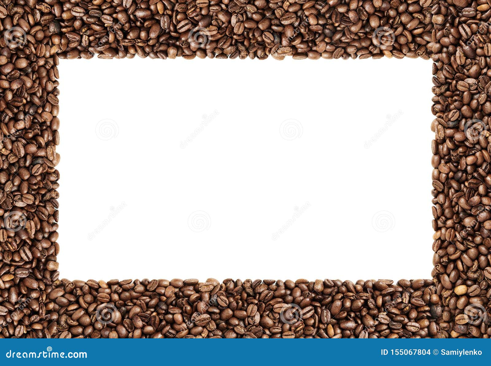 Frame Made Out of Coffee Beans Stock Photo - Image of beans, columbian ...