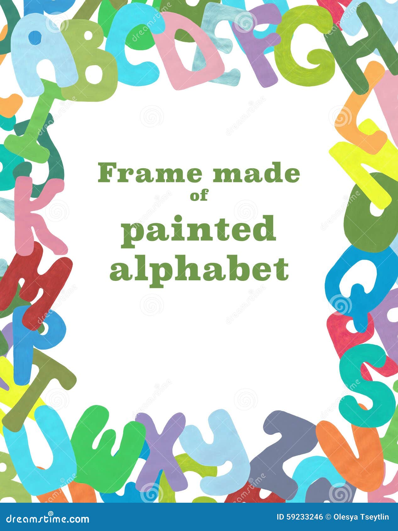 Painted 3d Letters, Acrylic Letter B. Green And Yellow Letter Royalty ...