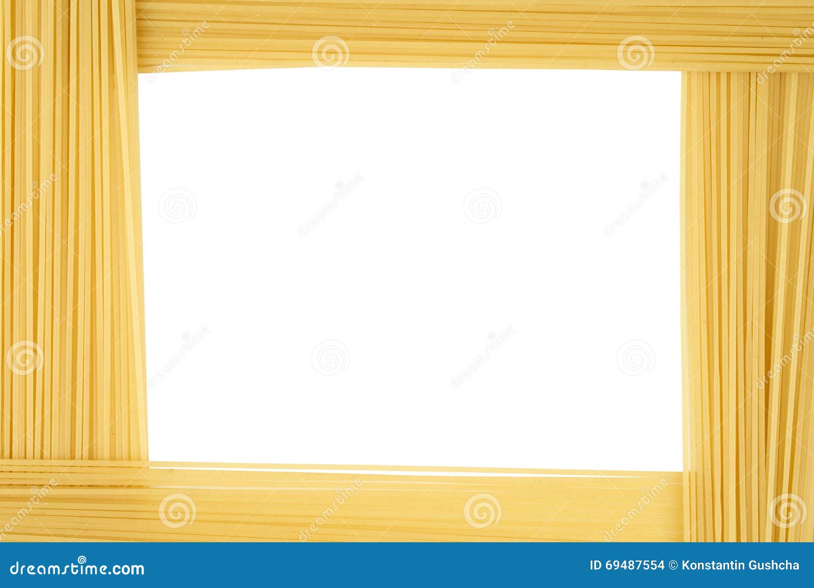 Frame made of pasta stock photo. Image of frame, white - 69487554