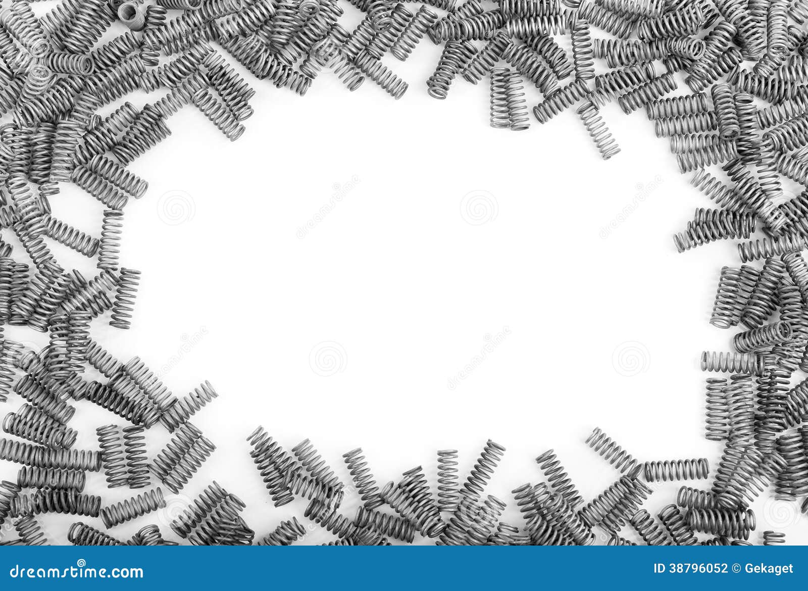Frame of many springs stock photo. Image of gray, curve - 38796052