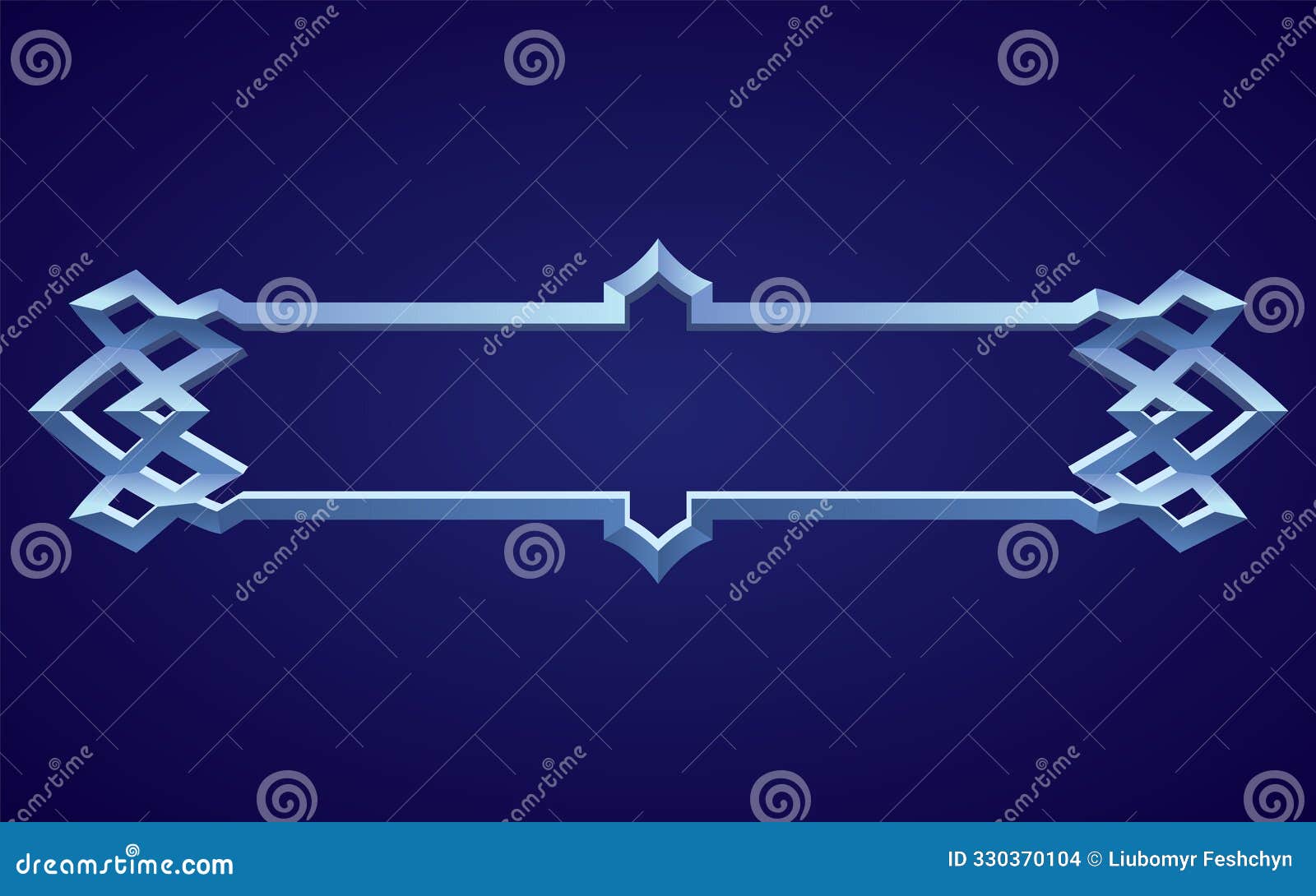 Frame Medieval Game Ui. Empty Rectangle Frame In Old Style, Interface ...