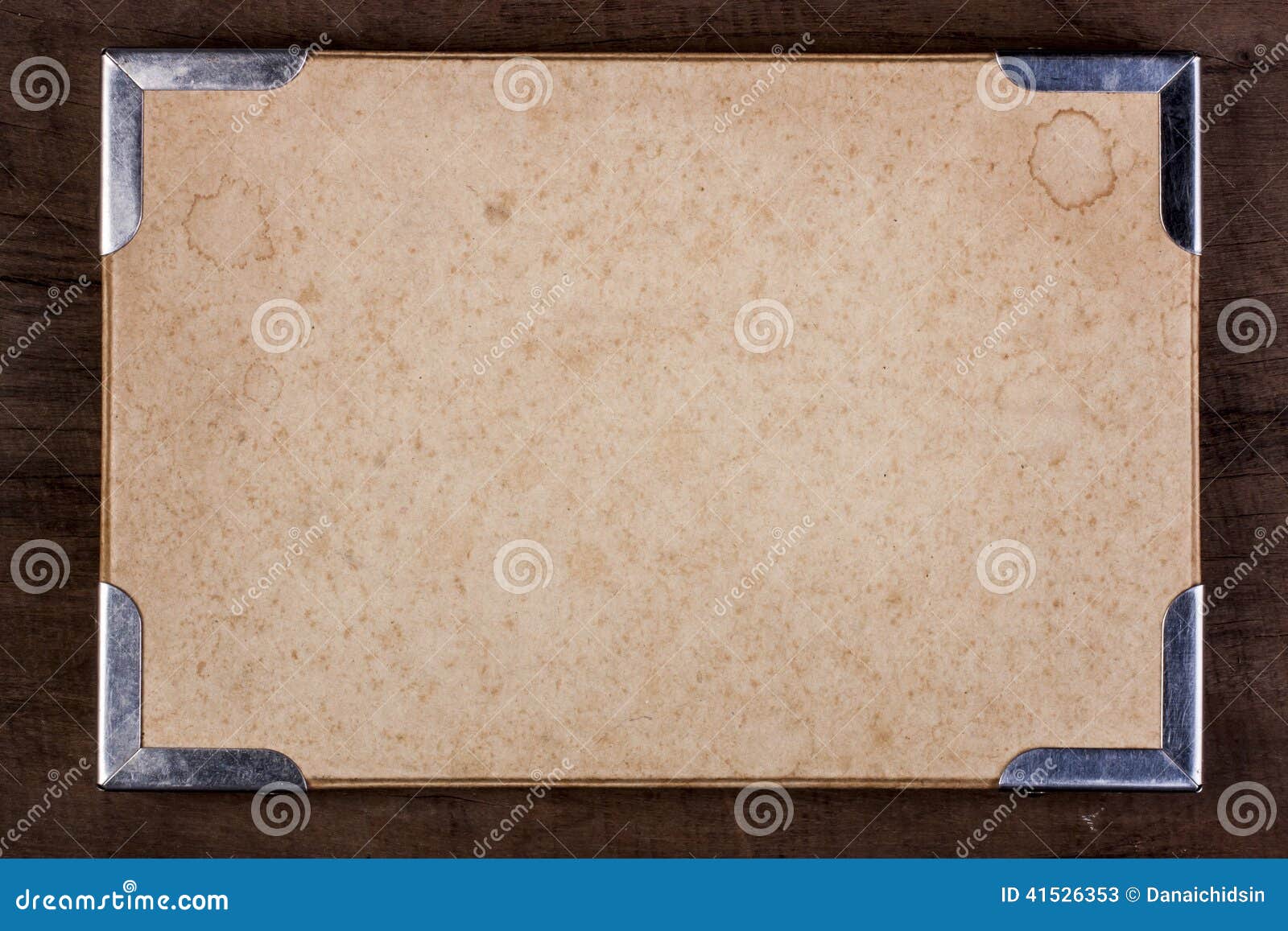 Frame with metal corner stock image. Image of background - 41526353