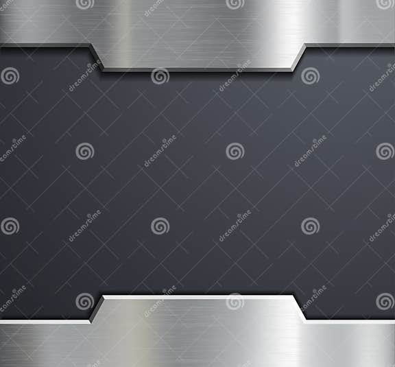 Frame of a metal plate. stock vector. Illustration of highlight - 65609370