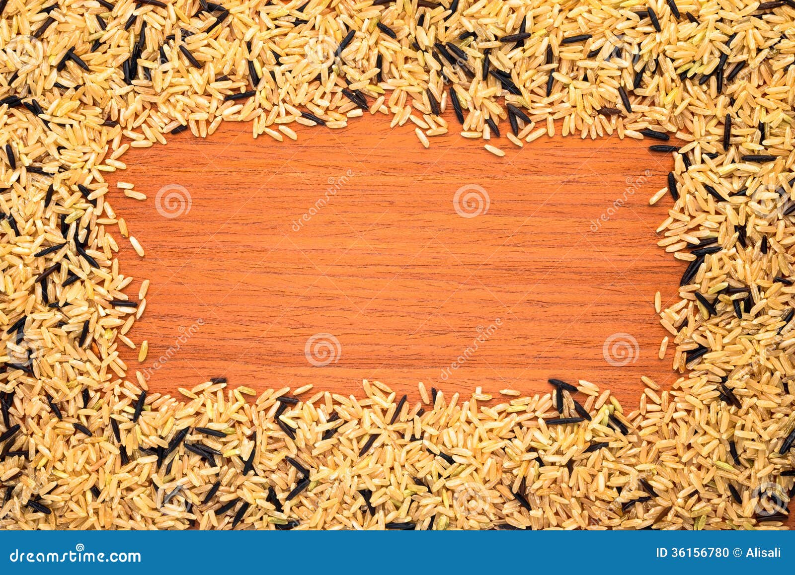 Frame mixed rice texture stock photo. Image of desk, abstract - 36156780