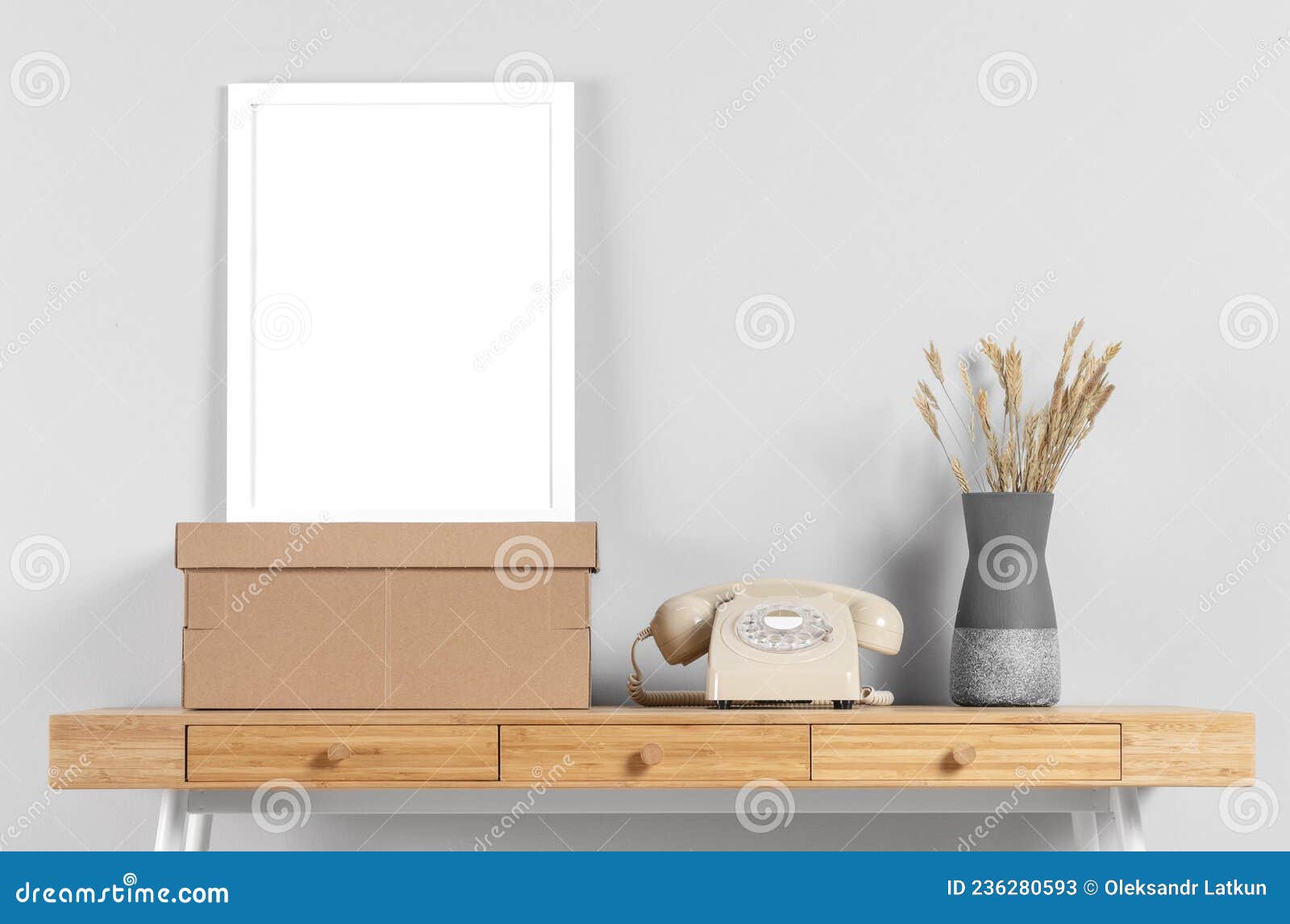 Frame Mock Up Table. High Quality Photo Stock Image - Image of light ...