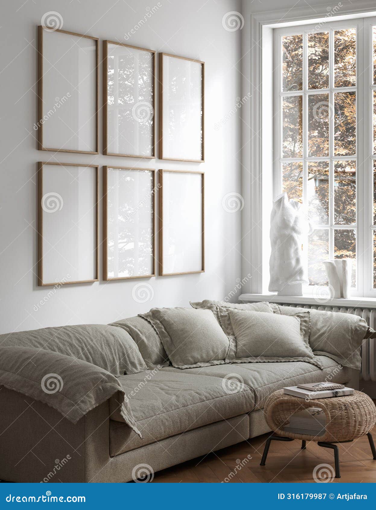 Minimalist Room Featuring A Chair And A Side Table, Exemplifying The ...