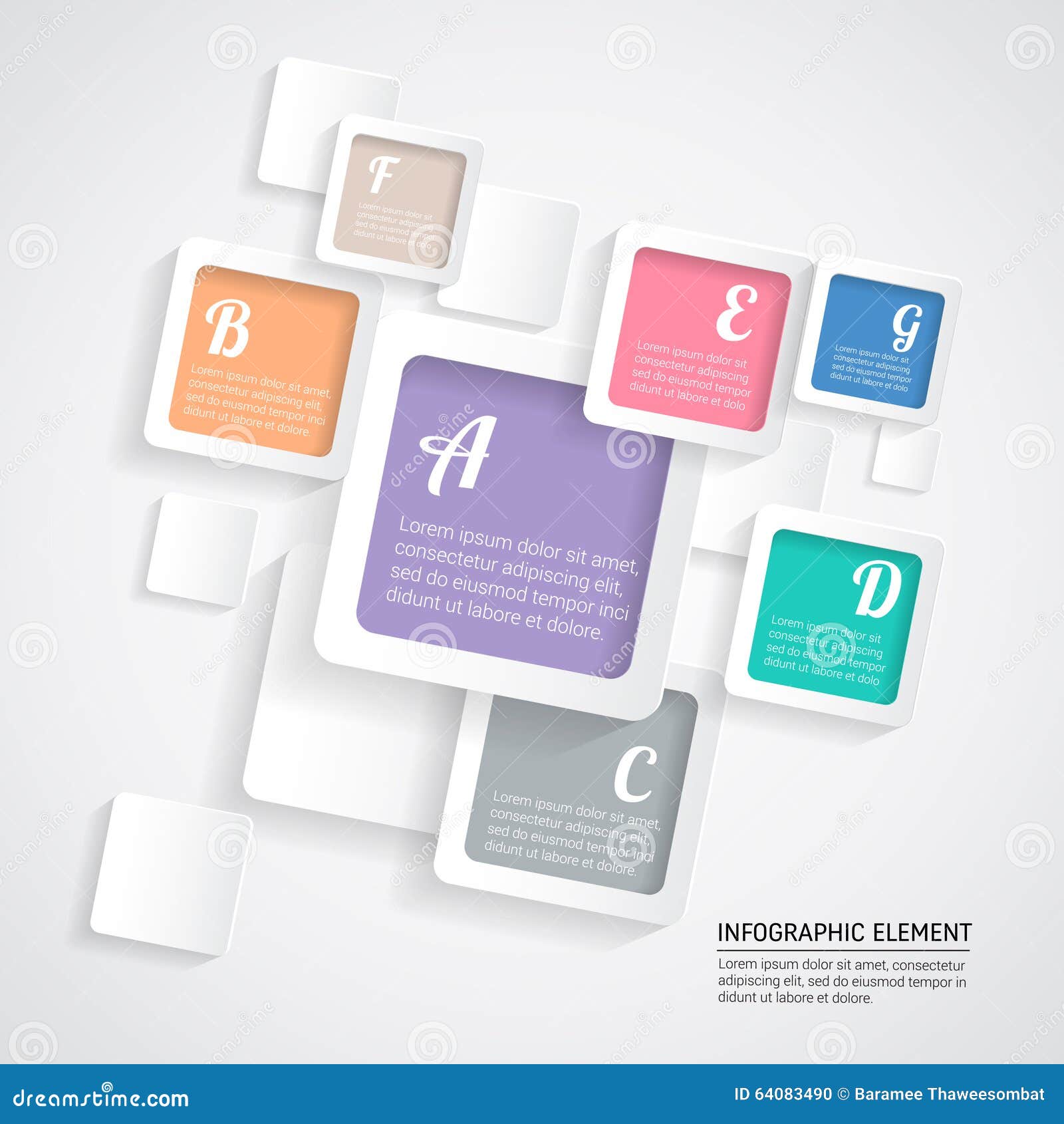 Frame Modern Infographic Design. Stock Vector - Illustration of ...