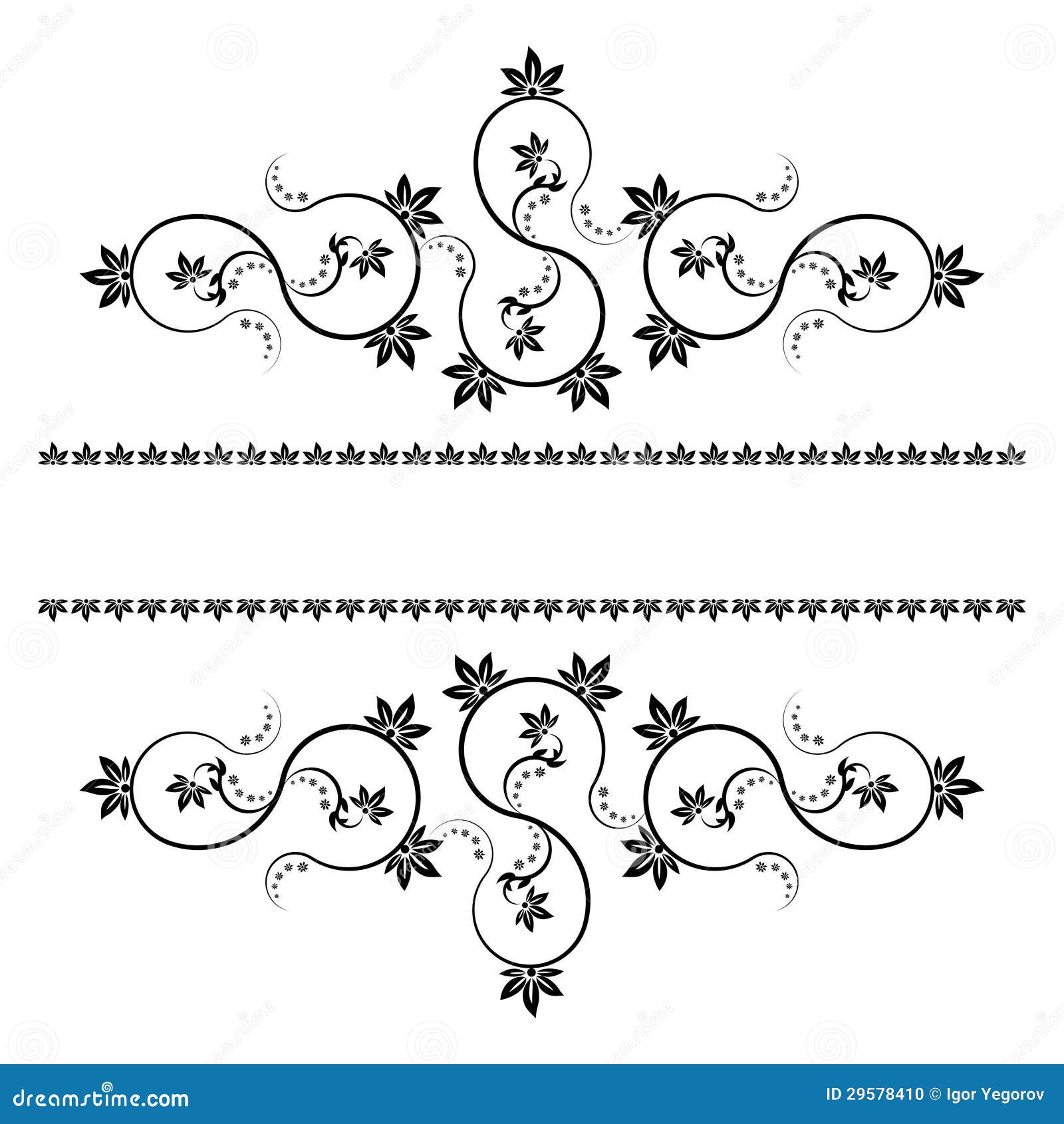 Frame with Monograms for Design and Decorate. Stock Vector ...