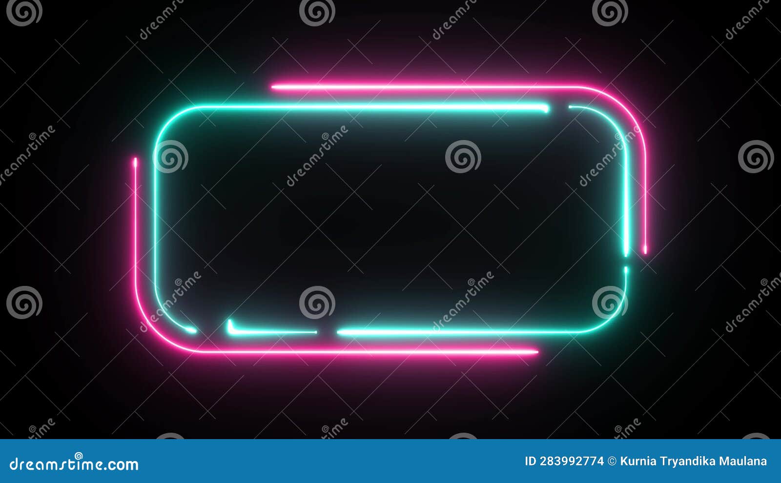 Frame Neon Commercial Advertising Background Neon Frame Background ...