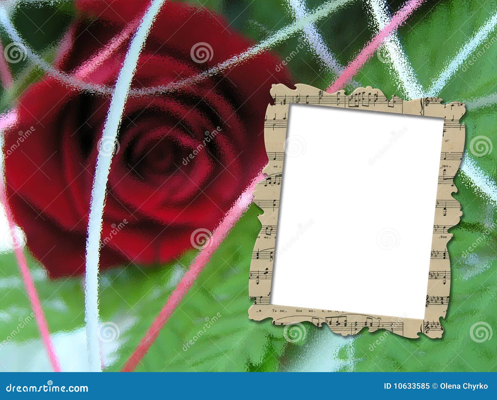 Frame With Notes Picture. Image: 10633585