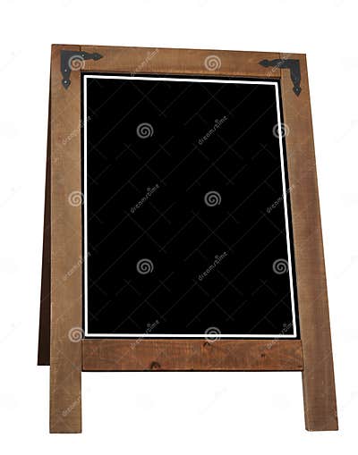 A-frame Notice Board stock image. Image of title, announce - 4340971
