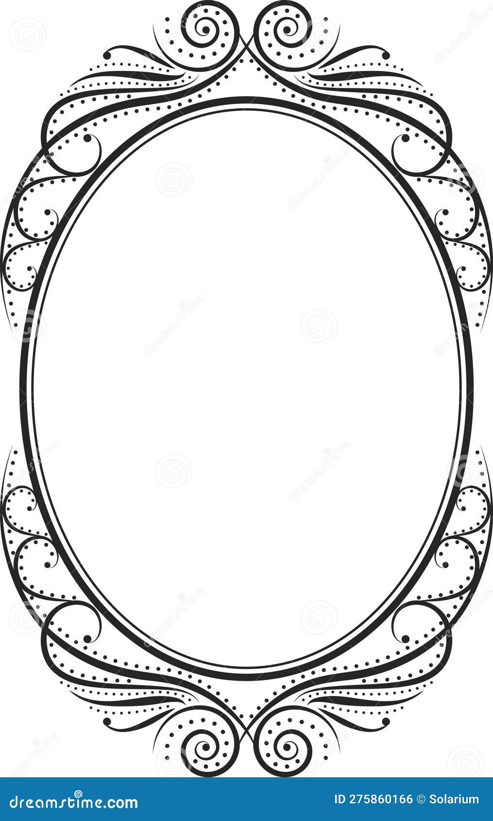 Frame stock vector. Illustration of vector, ornaments - 275860166