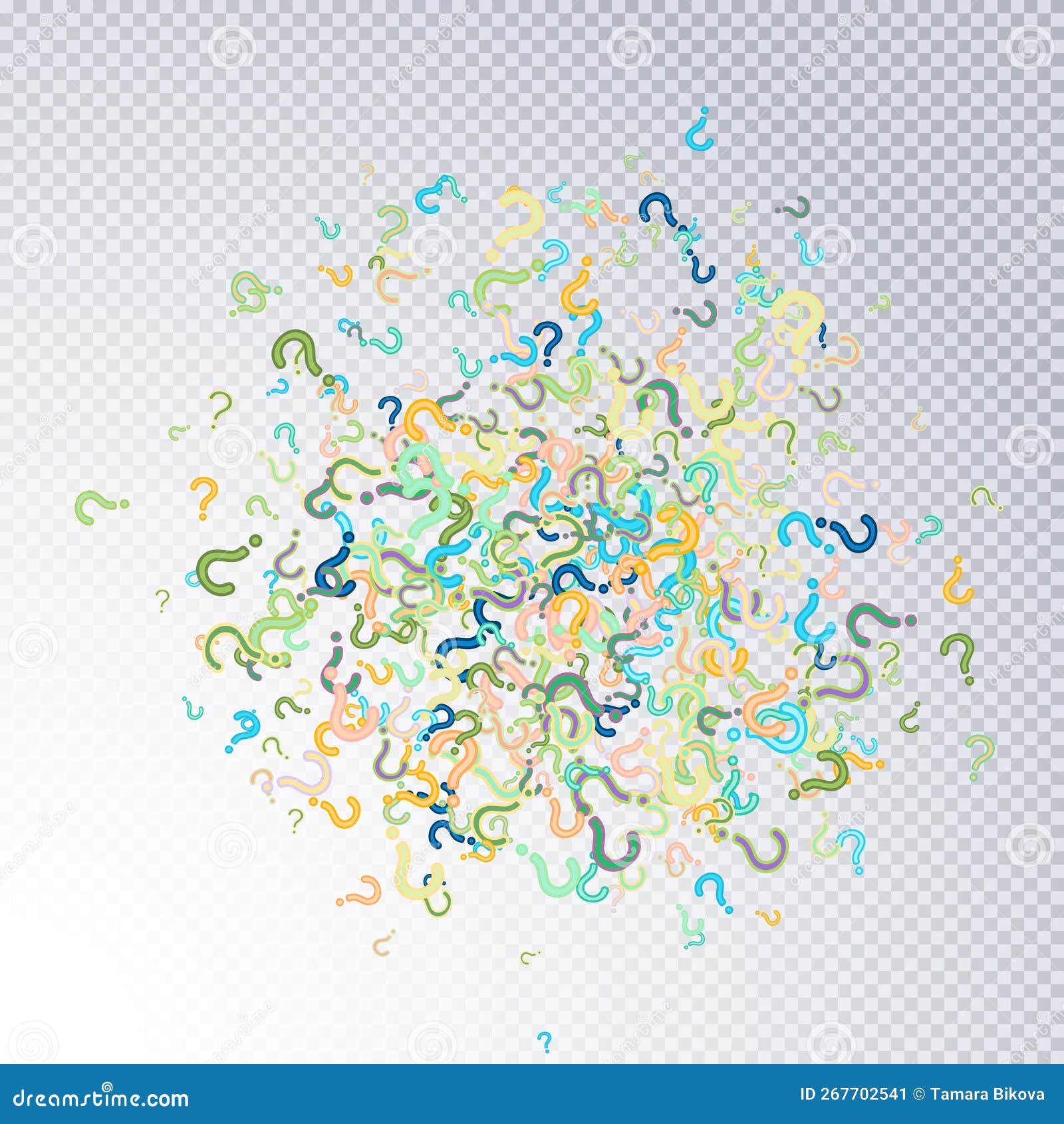 Frame Pattern Doodle Color Punctuation Marks Stock Illustration ...