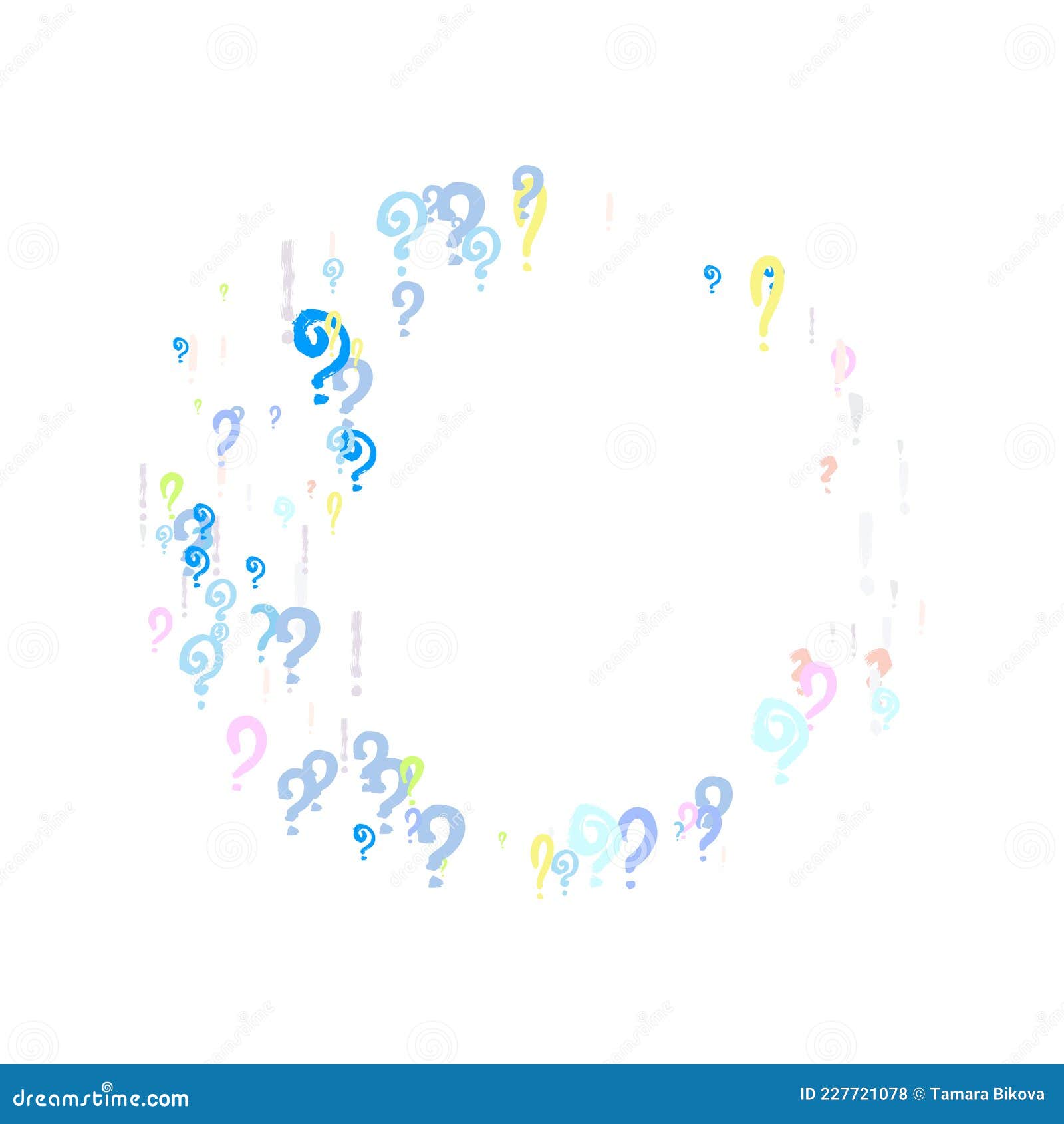 Doodle Interrogation Marks Vector Seamless Background. Endless Pattern ... Doodle Interrogation Marks Vector Seamless Background. Endless Pattern ...
