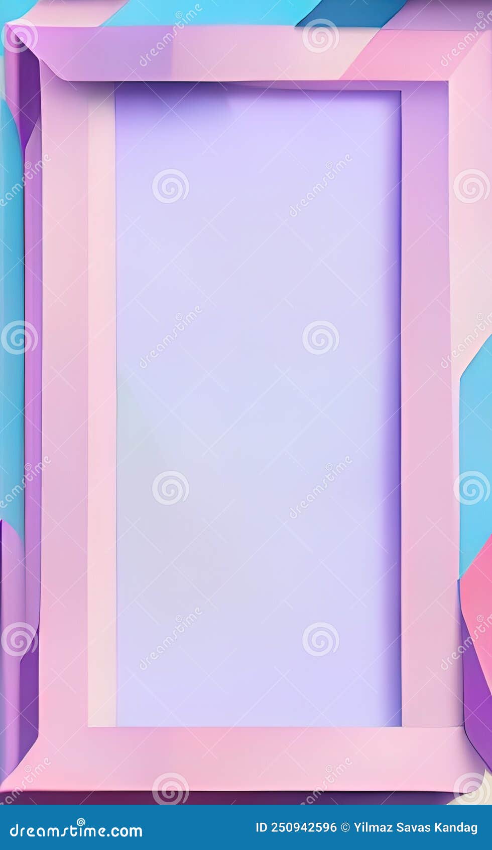 Frame for Photo or Congratulation Stock Illustration - Illustration of ...