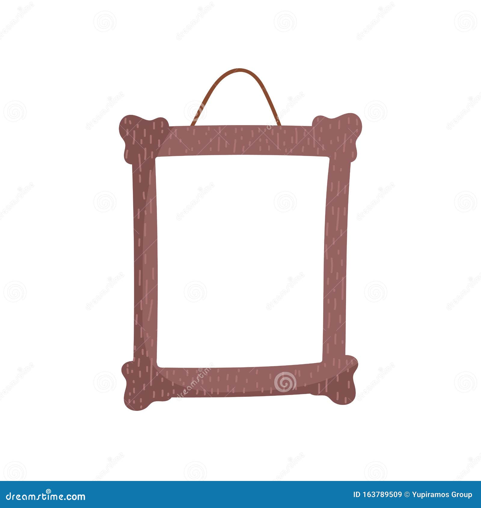Frame Photo Hanging Empty Icon Stock Vector - Illustration of icon ...