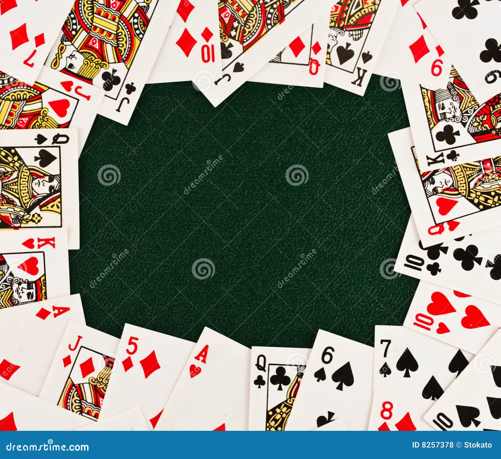 Frame Of Playing Cards Royalty Free Stock Photos - Image: 8257378