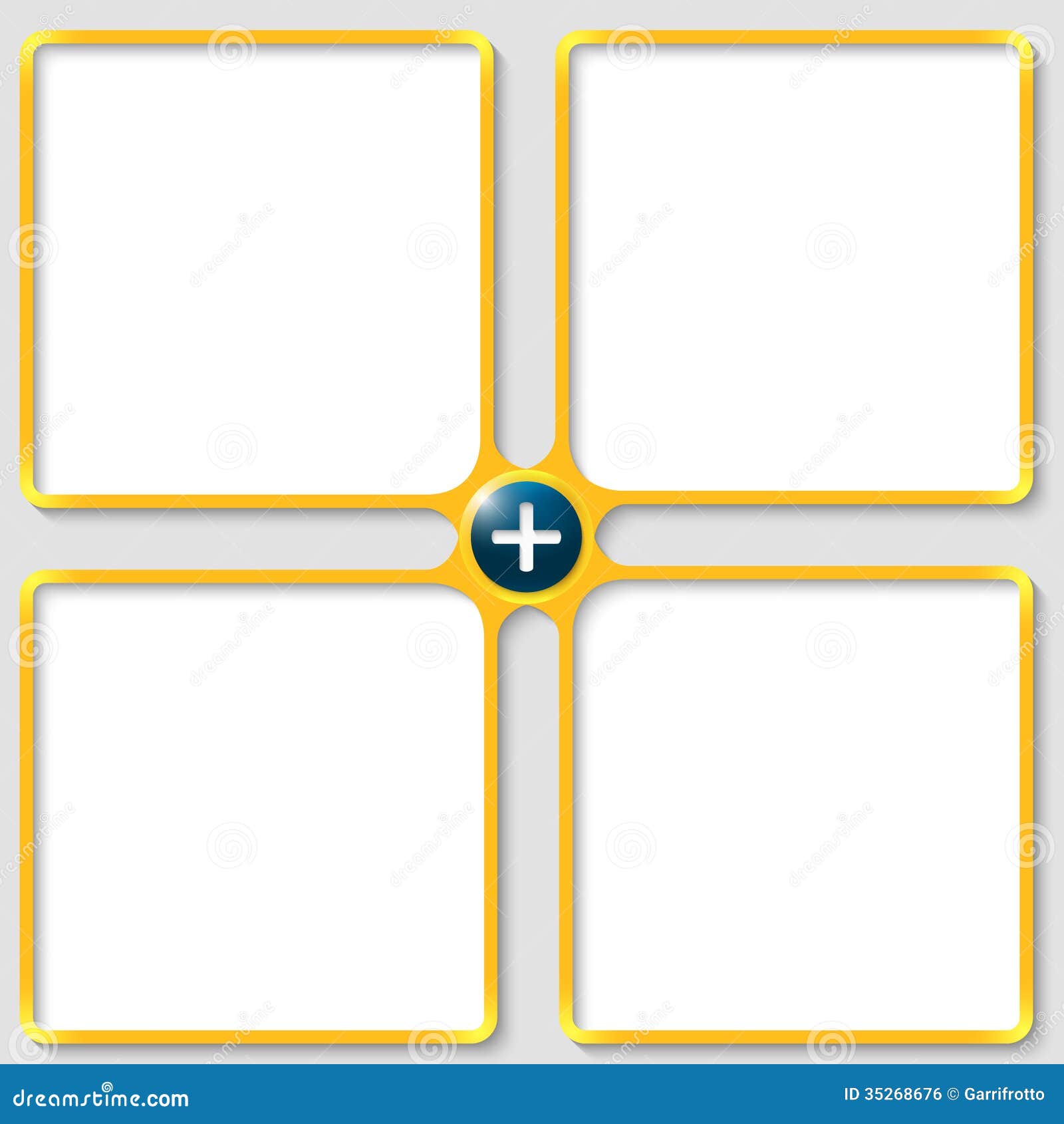 Frame with plus sign stock vector. Illustration of color - 35268676