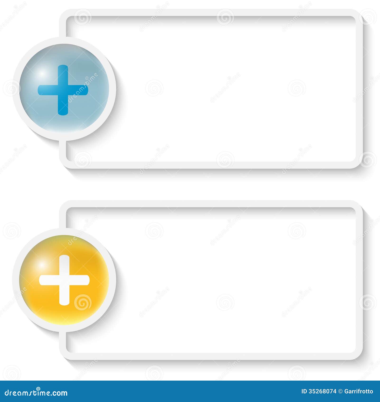 Frame with plus sign stock vector. Illustration of line - 35268074