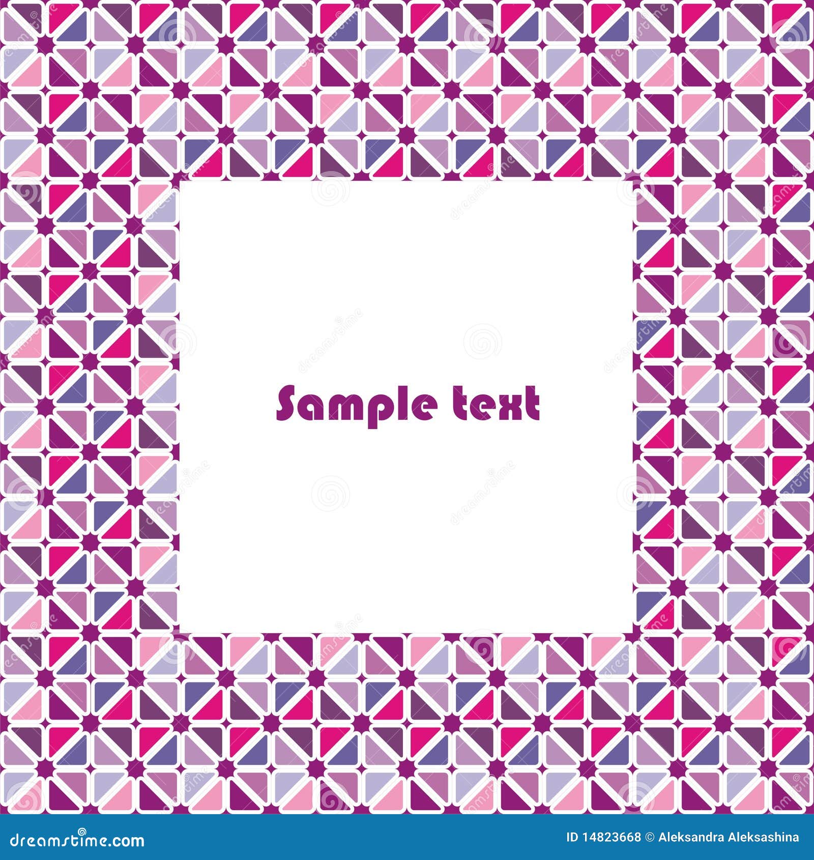 Frame for postcard stock vector. Illustration of pattern - 14823668