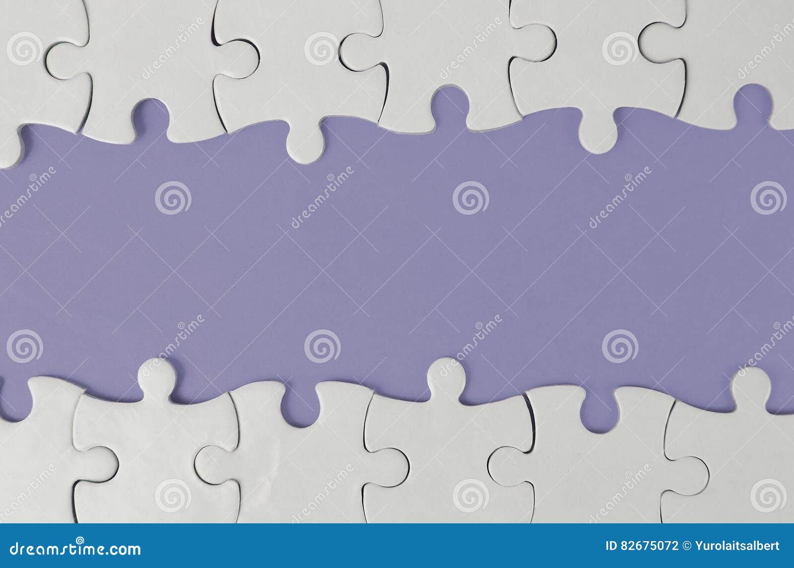 Frame of the Puzzle for Your Text. Stock Photo - Image of combined ...