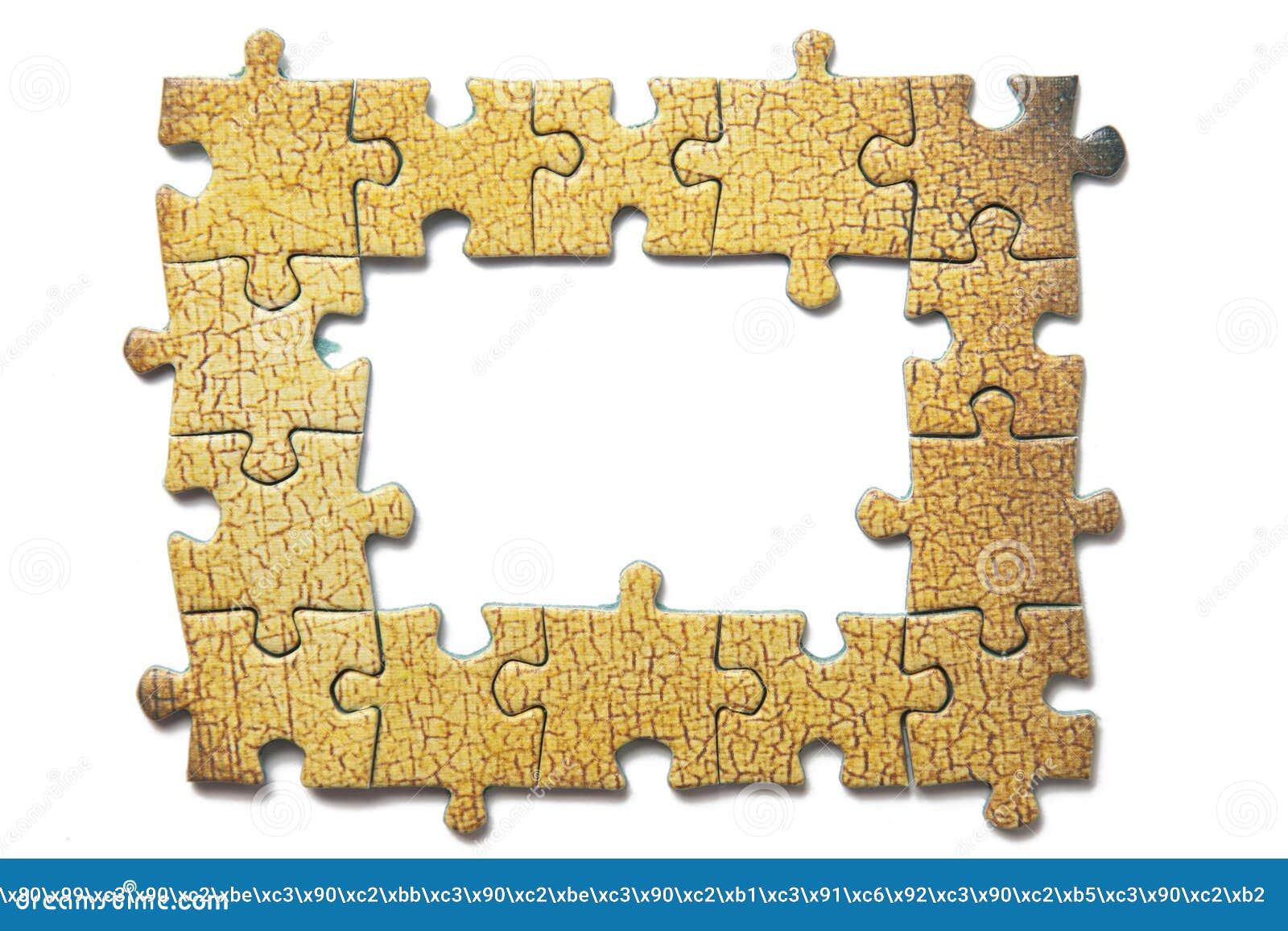 Frame of the puzzles stock photo. Image of leisure, abstract - 25060986